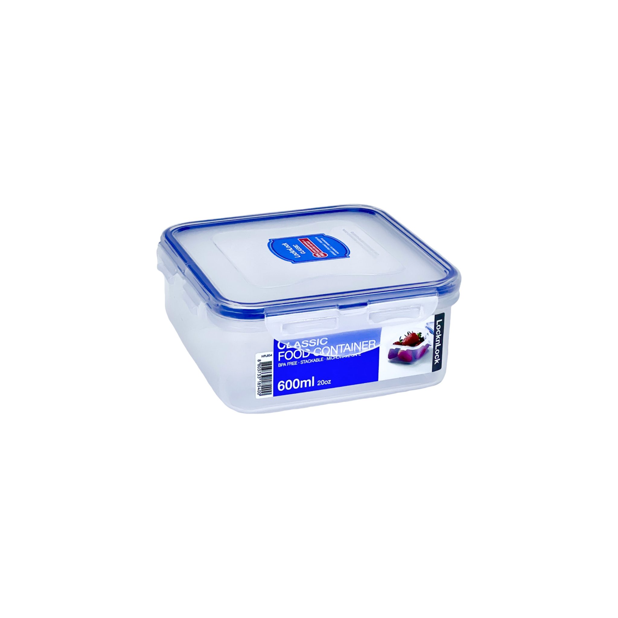 LocknLock Hermético Cuadrado 600ml – LocknLock